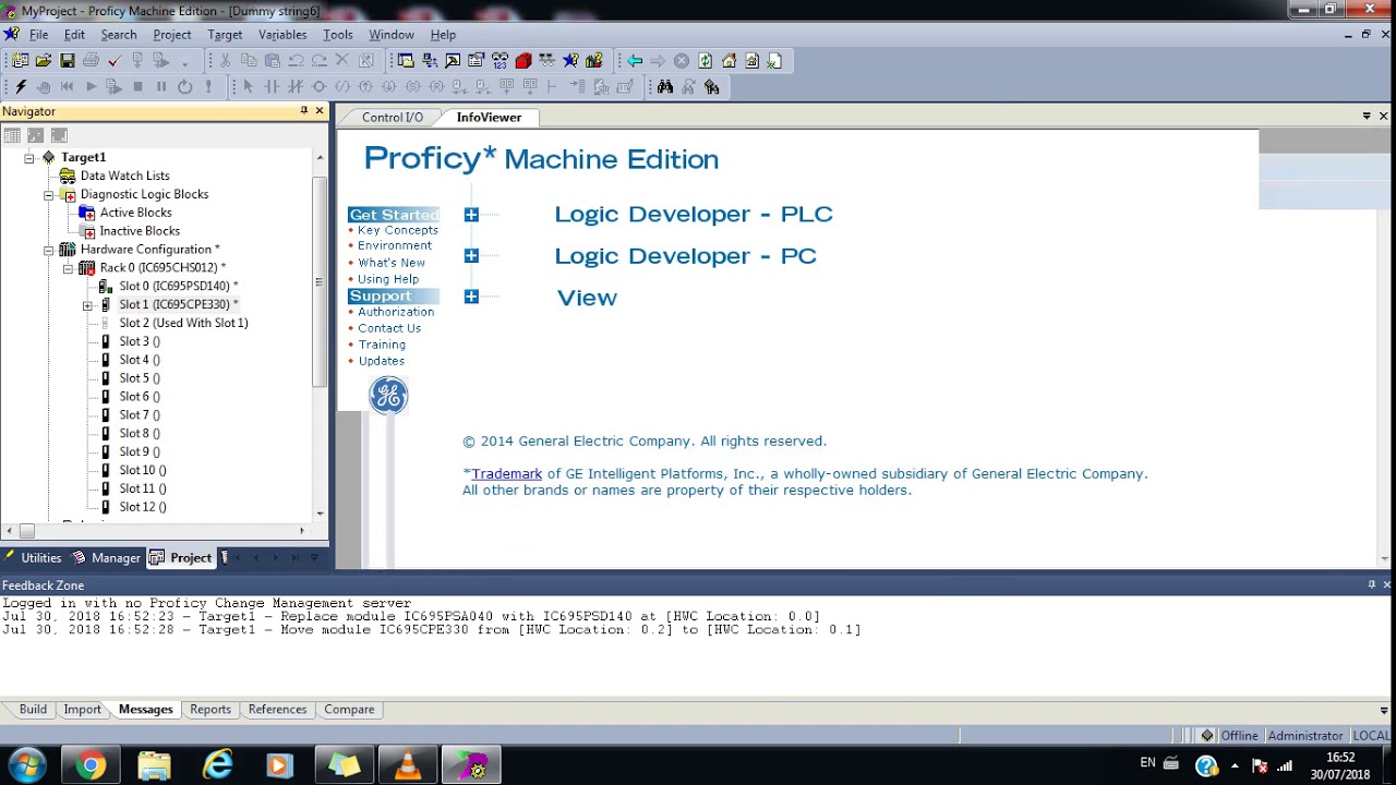 How to Create New Project in Proficy Machine Edition - YouTube