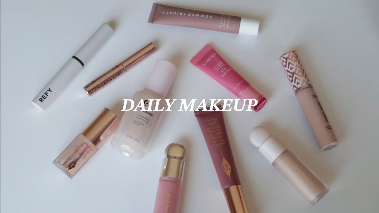 NATURAL EVERYDAY MAKEUP | My favorite daily makeup products - YouTube