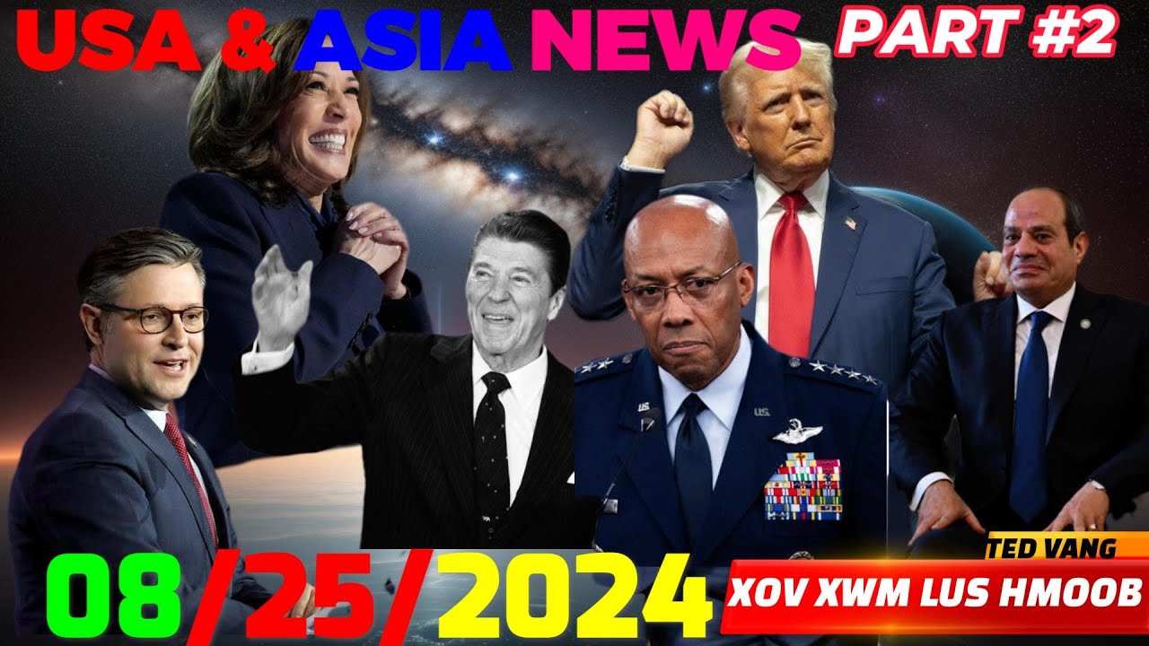 XOV XWM USA & ASIA: SUN 8/25/2024🎯TRUMP NTAUS GOLF XWB, HARRIS TSIS ...