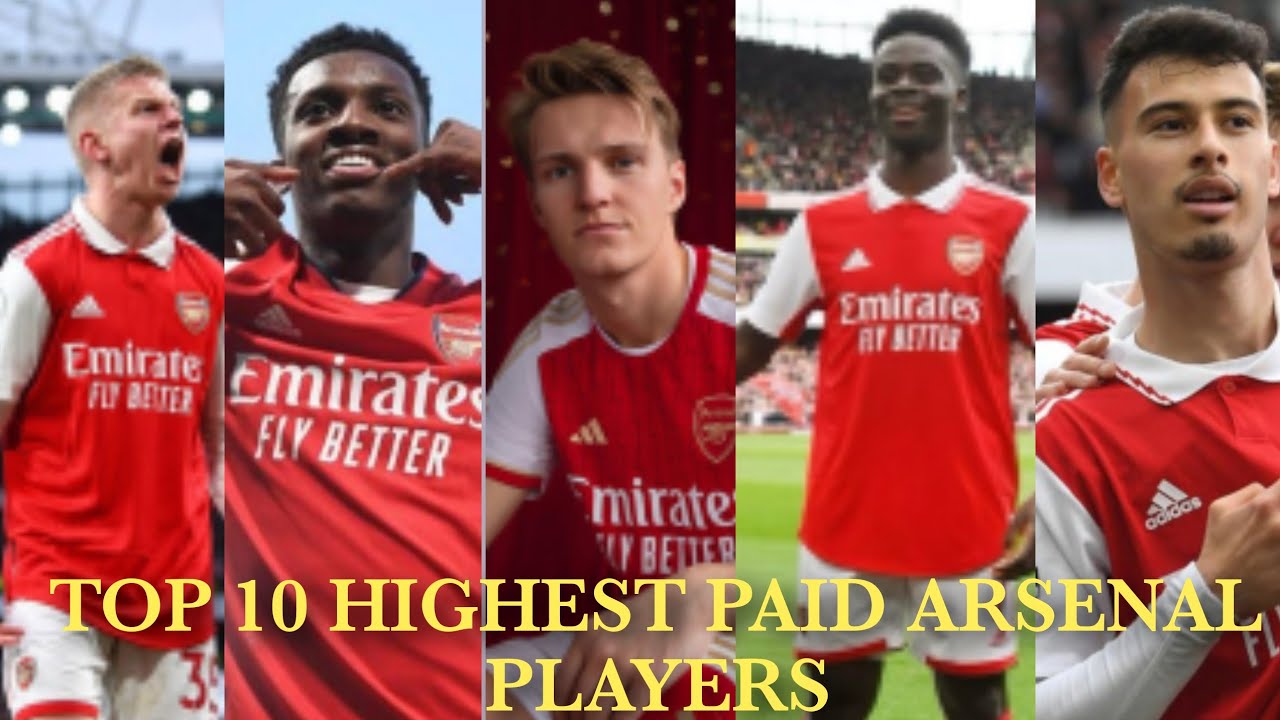 TOP 10 HIGEST PAID ARSENAL PLAYERS 😱😱😱 (you won't believe num 1) - YouTube