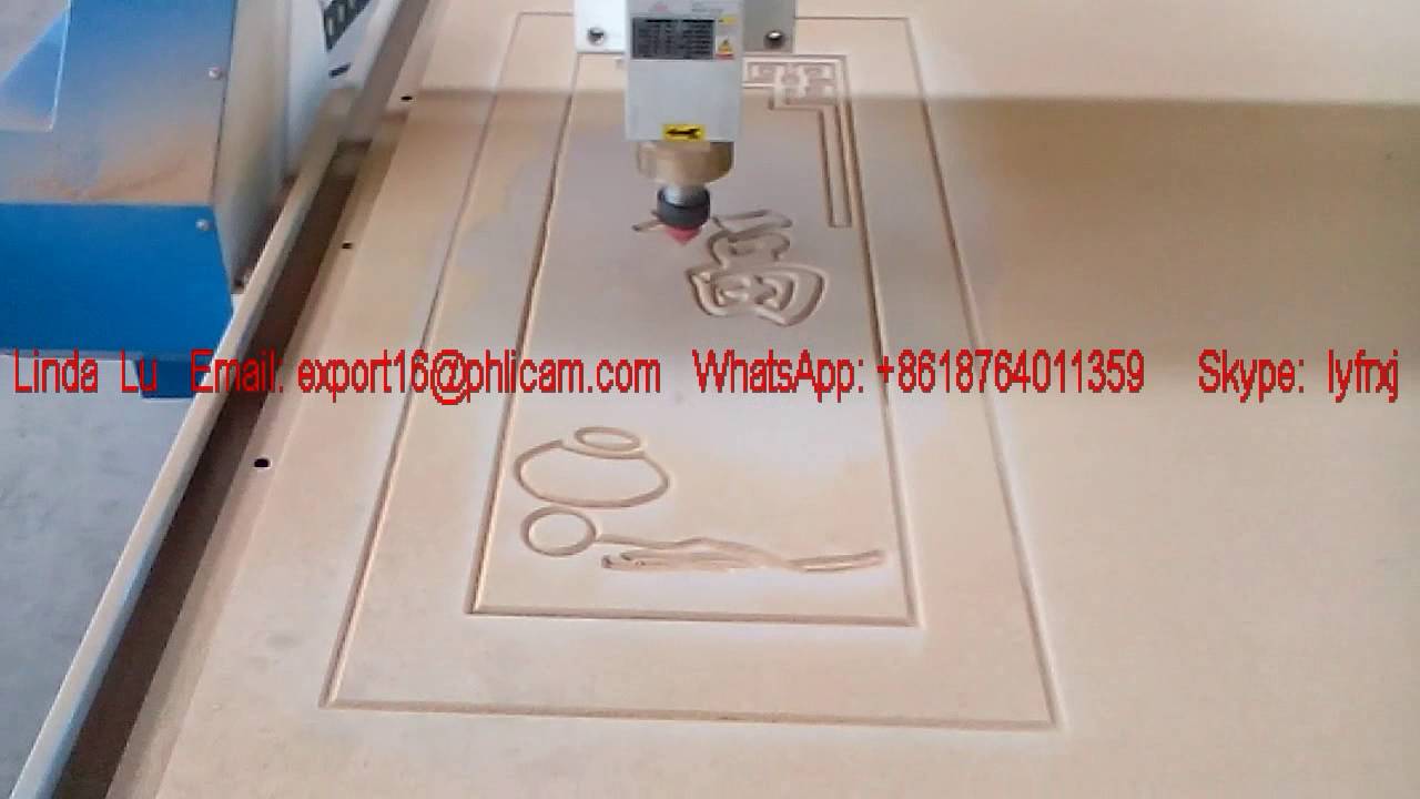 woodworking cnc router for engraving on wood - YouTube