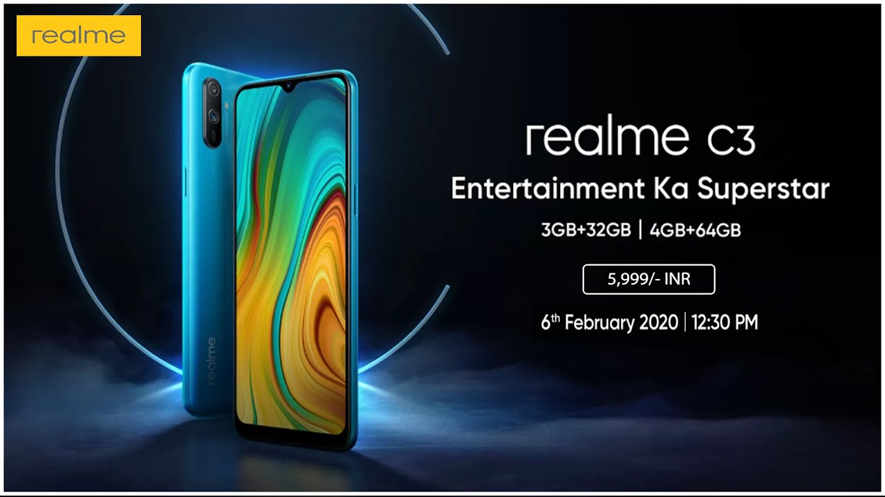 Realme C3 - Price, First Look, Full Specifications | realme C3 - YouTube