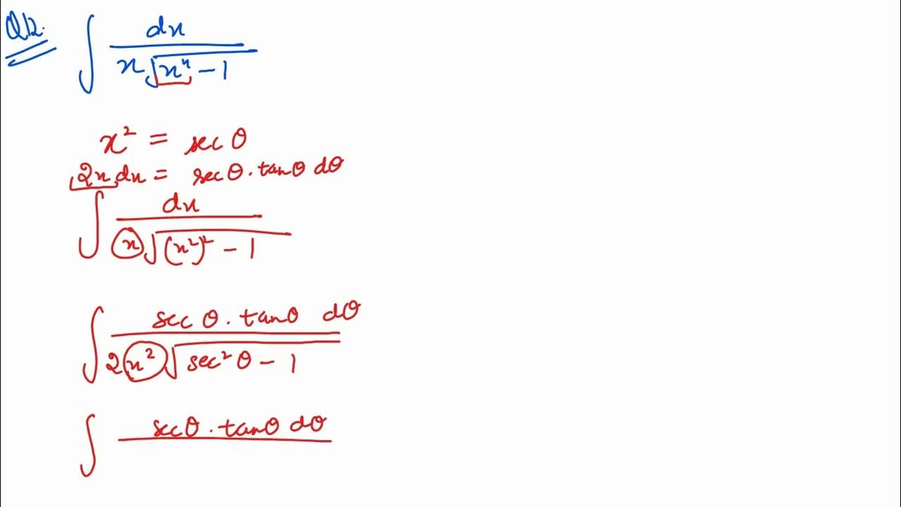 12. Integrate 1/ x root (x^4-1) - YouTube