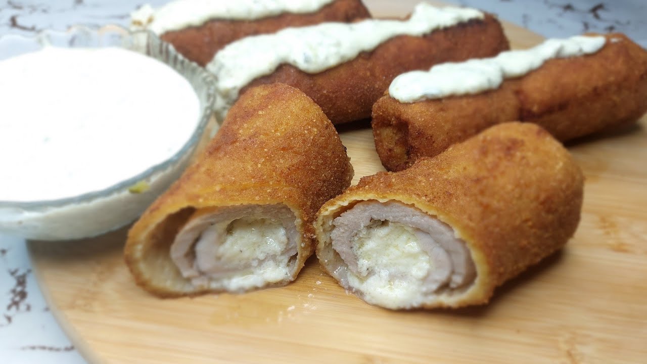 KARADJORDJEVA ŠNICLA/ Pohovana snicla sa domaćim kajmakom/Recept za ...