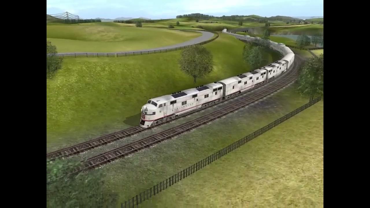 Trainz 2009 - CB&Q E7 California Zephyr! - YouTube