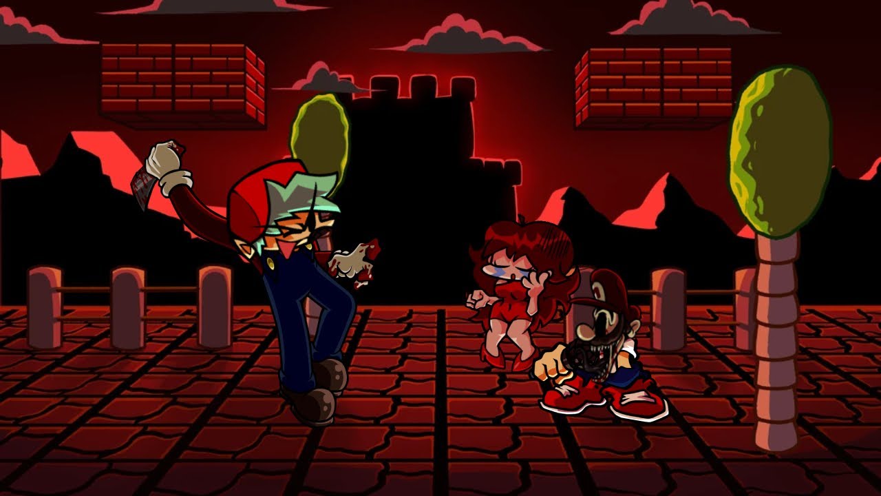 [Spoilers] Mario's Madness V2 Cutscenes but I voice Horror Mario (very ...
