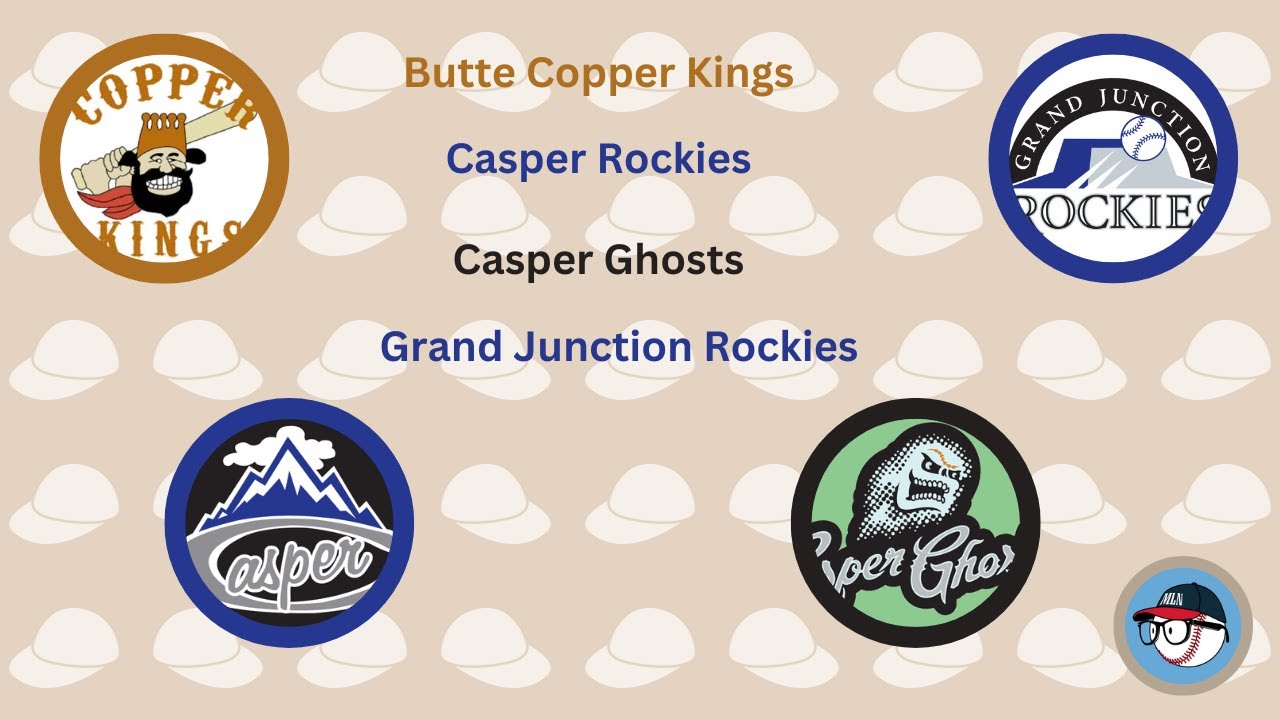 Butte Copper Kings, Casper Rockies, Casper Ghosts, Grand Junction ...