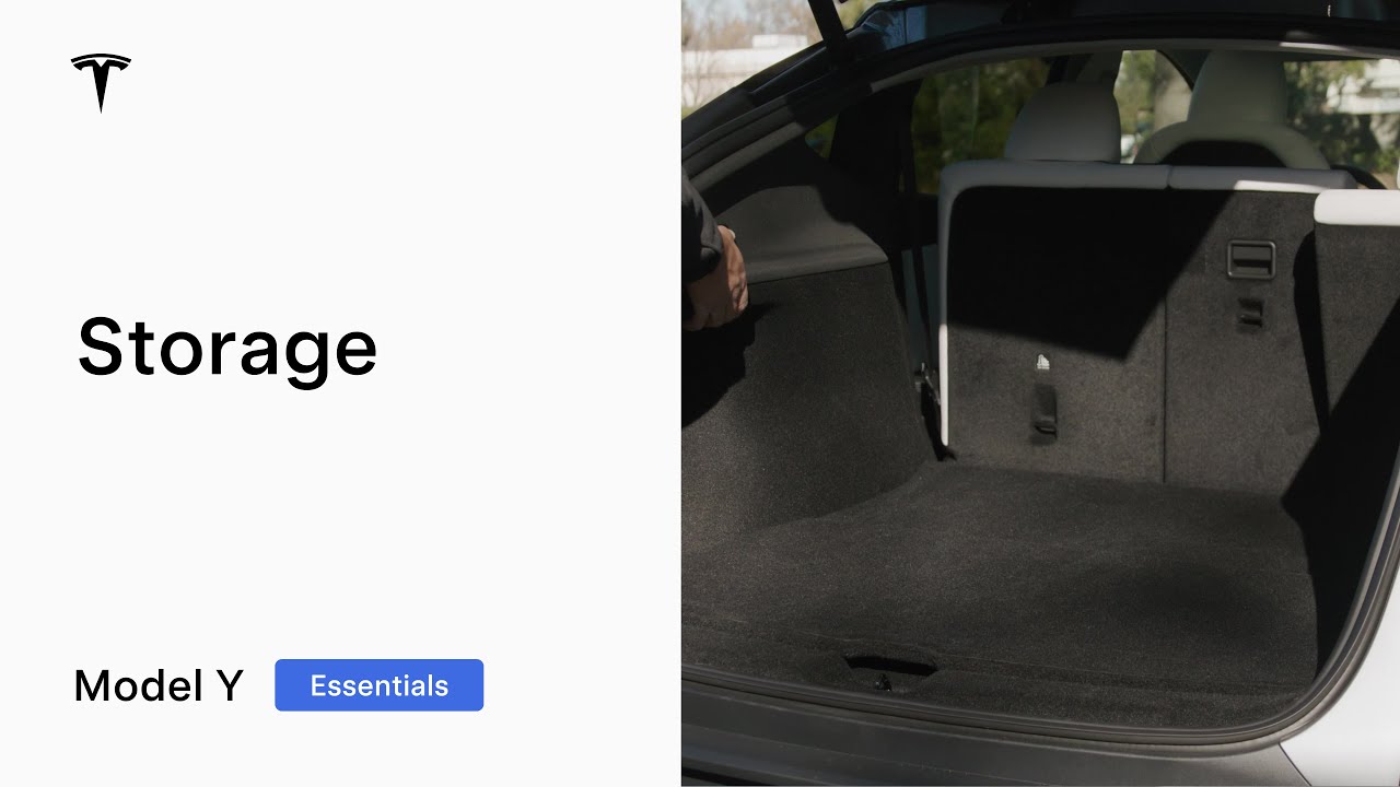 Storage | Model Y Essentials - YouTube