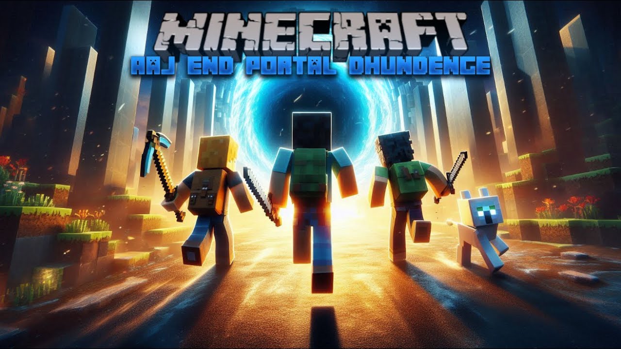 Minecraft Survival Multiplayer, Aaj Toh End Portal Dhundenge Hi 🤫|| Day ...