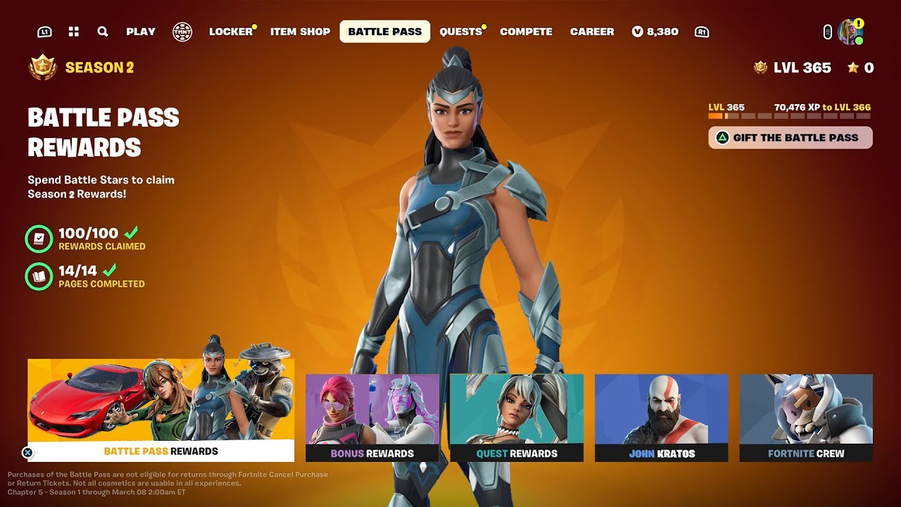 Fortnite Chapter 5 Season 2 Battle Pass - YouTube