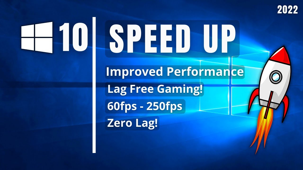 Speed-Up Windows 10 for Gaming (New!) | Windows 10 Optimization for ...