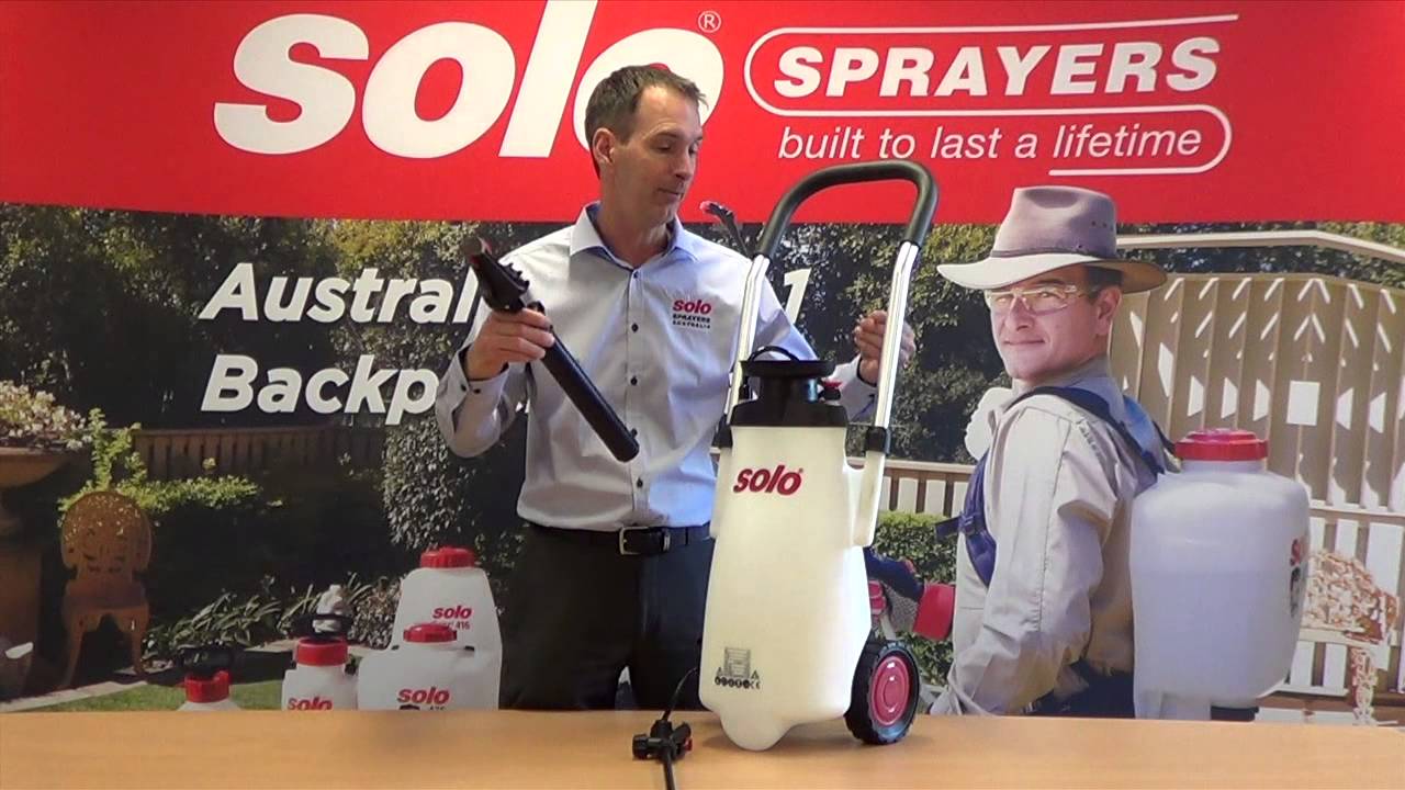SOLO SPRAYERS AUSTRALIA_Garden Sprayer Trolley - YouTube