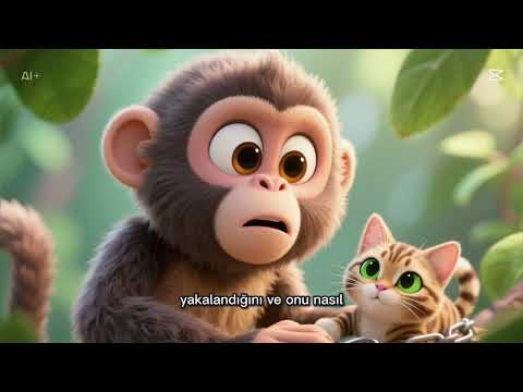 Maymun ve kedinin hikayesi 🙈 🐱 