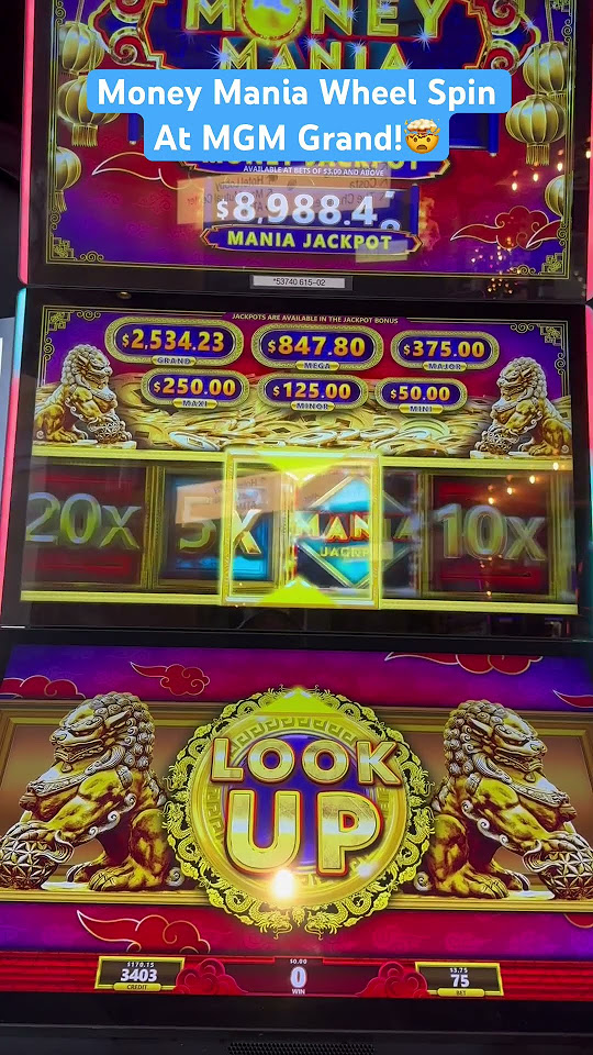 Money Mania Wheel Spin At MGM Grand! #moneymania #slots #casino #maxwin #highroller #mgm #bigwin ...