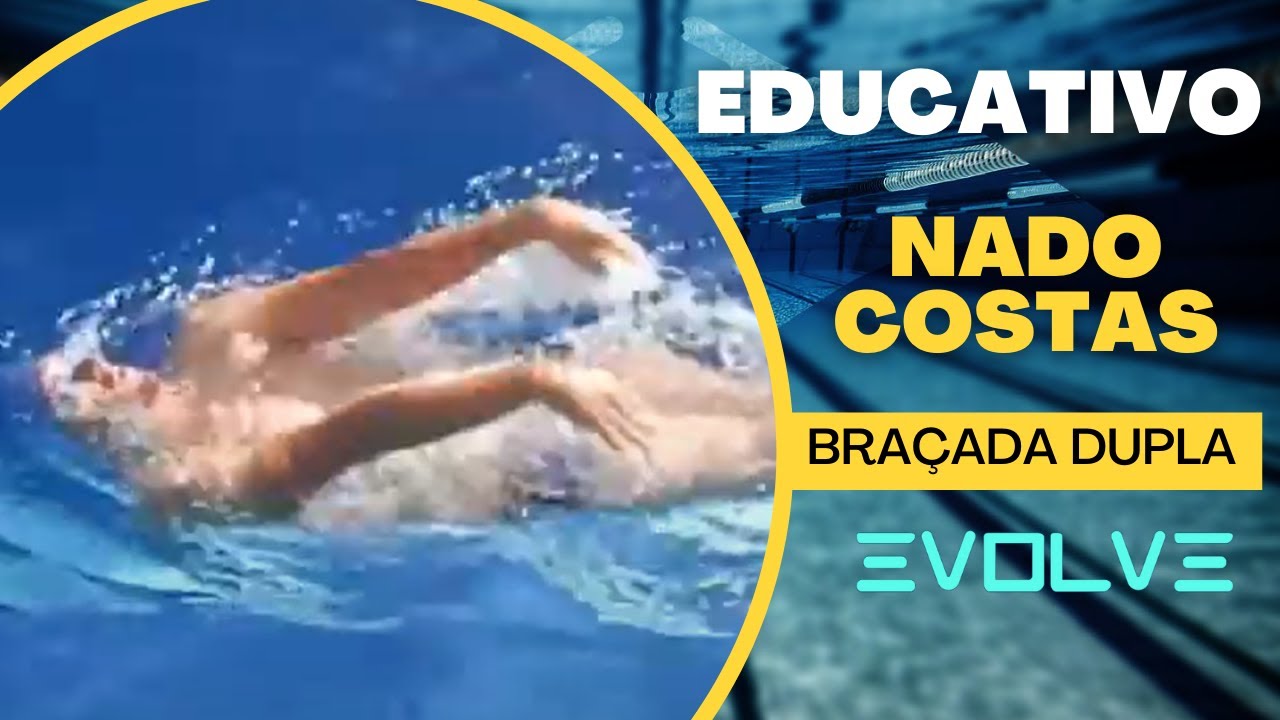 COSTAS DUPLO (EDUCATIVO NADO COSTAS - NATAÇÃO) - YouTube