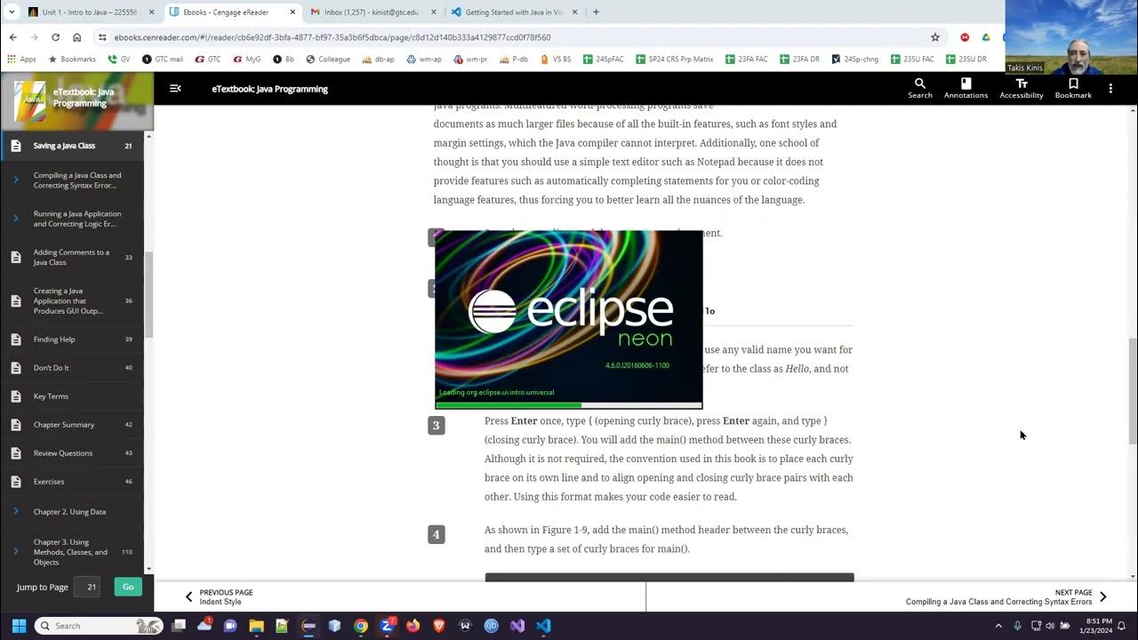 Java Programming 1 - Chapter 1 You Do It Exercises (and other topics) - Spring 2024 - YouTube