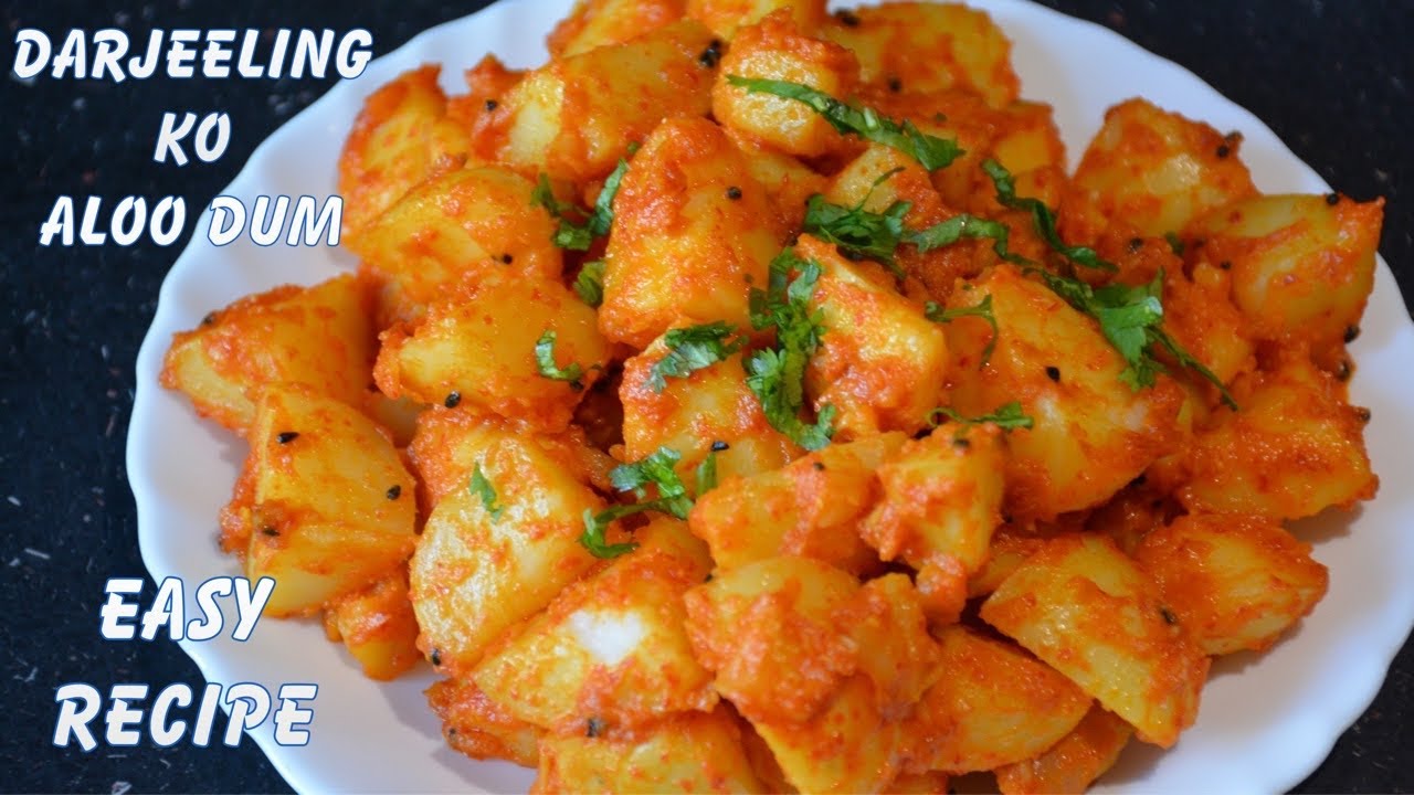 पिरो मिठो दार्जीलिंग Style को आलू दम || Nepali Alu Dum Recipe ...