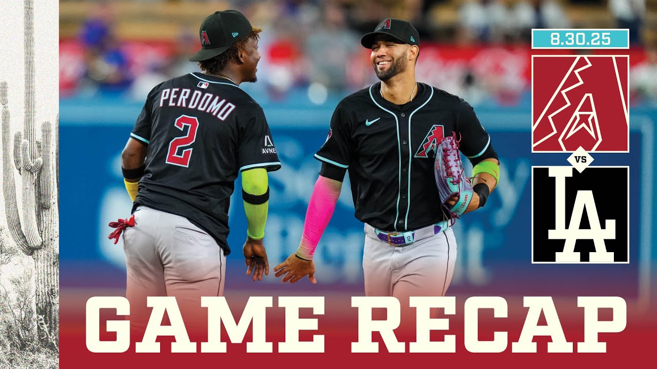 D-backs vs. Dodgers Game Highlights (8/30/25) | MLB Highlights ...