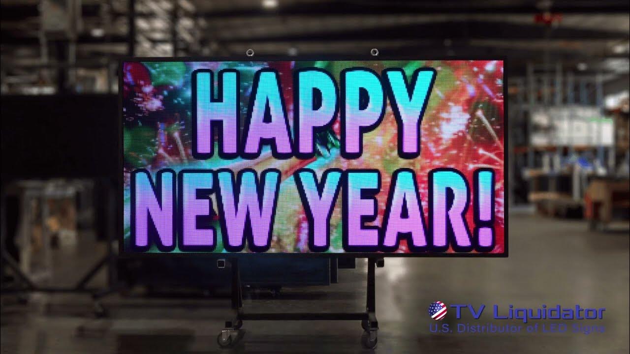 Full Color Video LED Sign Demonstration - YouTube