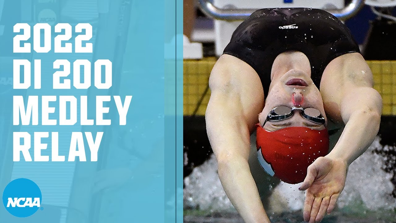 Women's 200 Medley Relay — 2022 NCAA swimming championships - YouTube