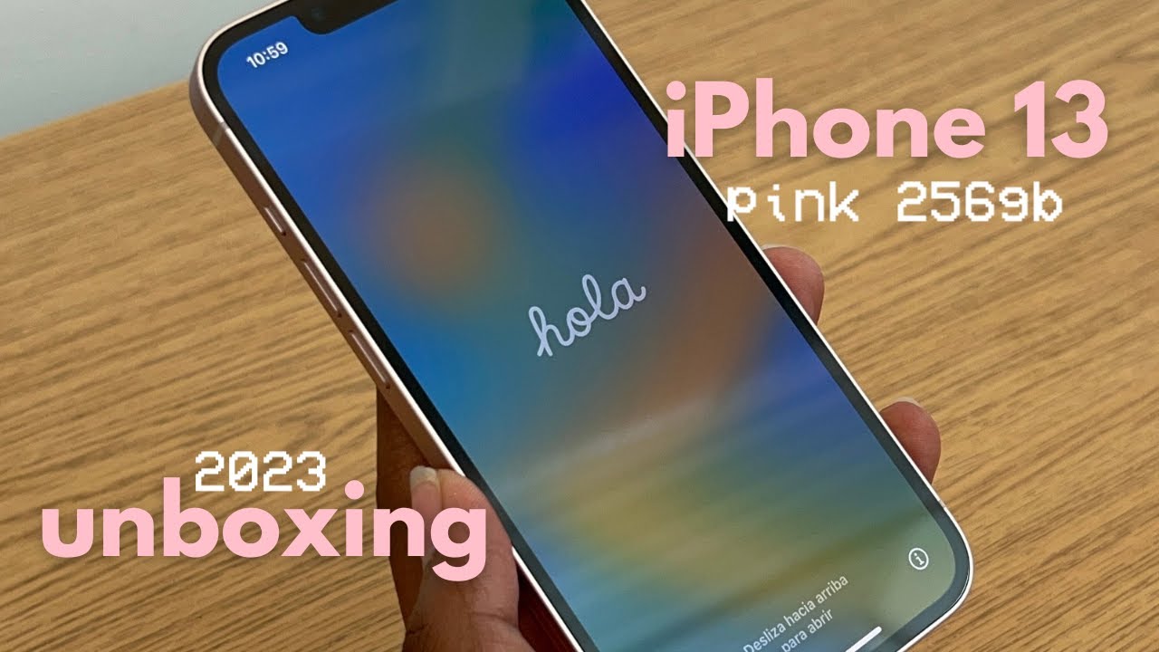 pink iPhone 13 (256gb) 🌷 2023 | unboxing, accessories, camera test ...
