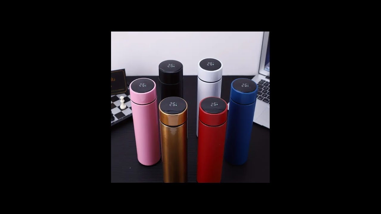 TEMU: Vacuum Flask With Temperature Display - YouTube