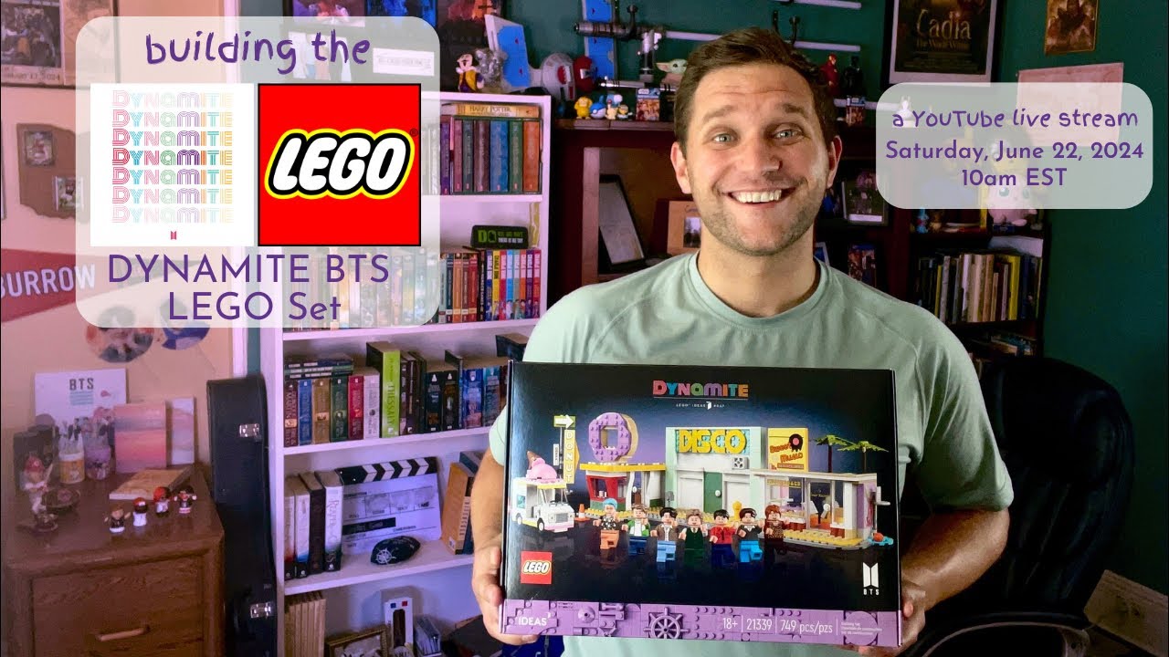 Building the BTS Dynamite LEGO Set! - YouTube