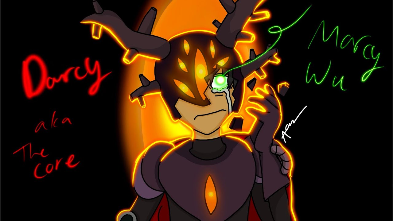 Darcy Aka the core drawing - YouTube