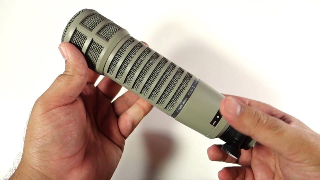 Unboxing Electro Voice RE20 Microphone & Audio Sample - YouTube