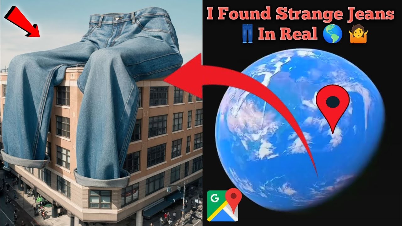 I Found Strange Jeans 👖 In Real On Google Earth Old Maps 🌎#googleearth ...