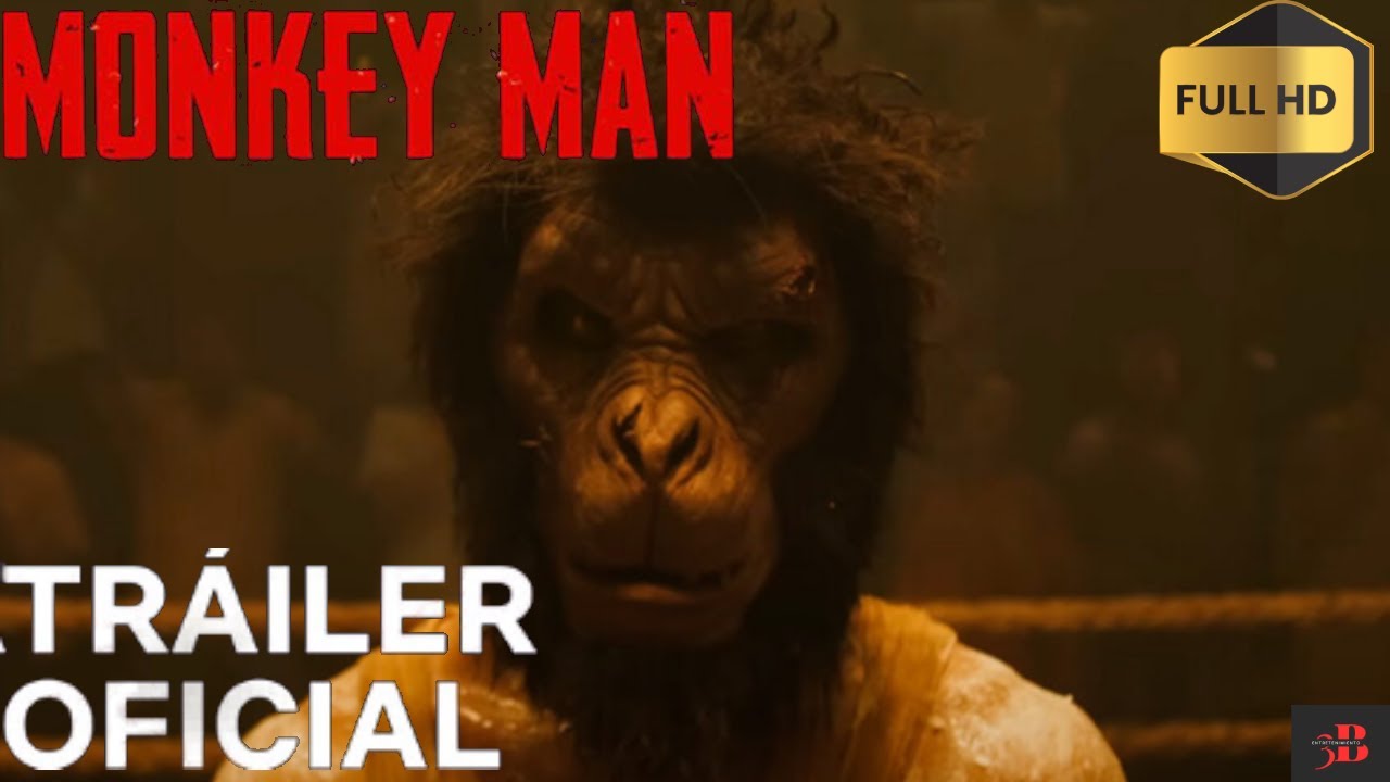 MONKEY MAN Tráiler Oficial 2.024 Dev Patel, Sharlto Copley Y Ashwini ...