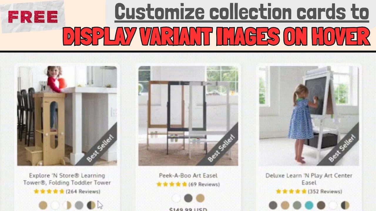Customize Shopify collection cards to display variant images on hover ...