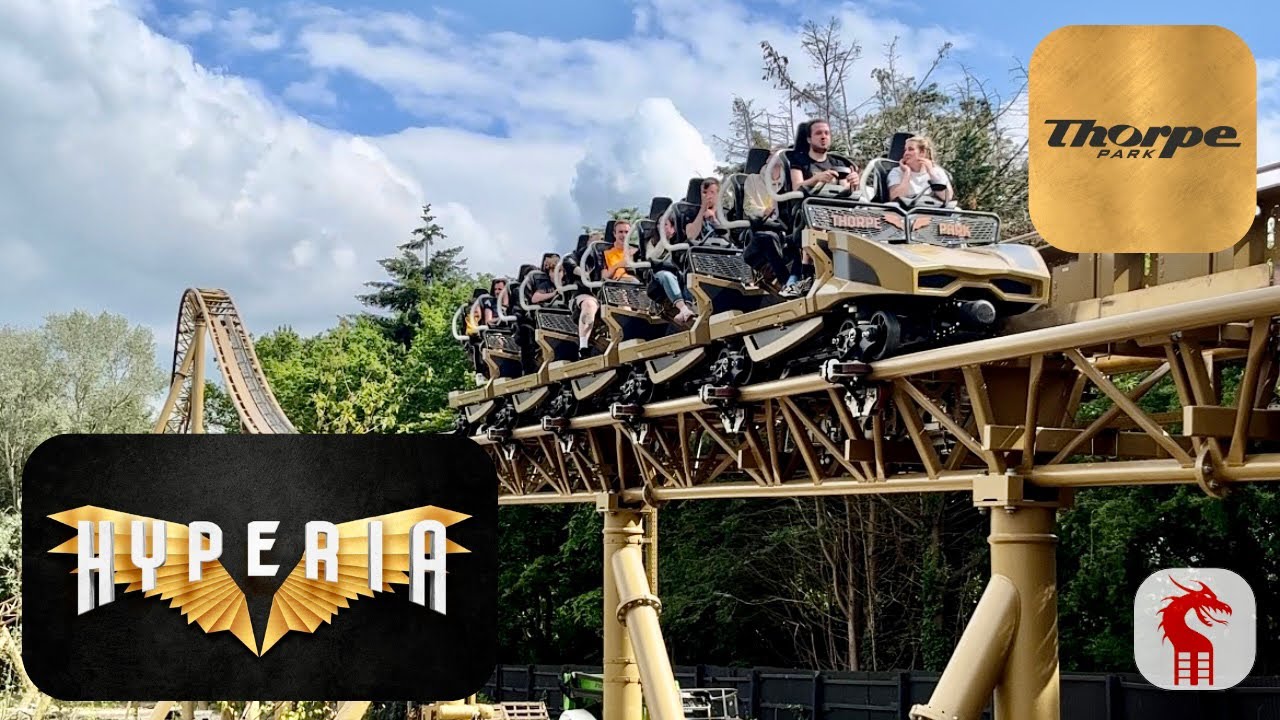 [4K] Thorpe Park - Hyperia (Opening Day) - 24/05/2024 - YouTube