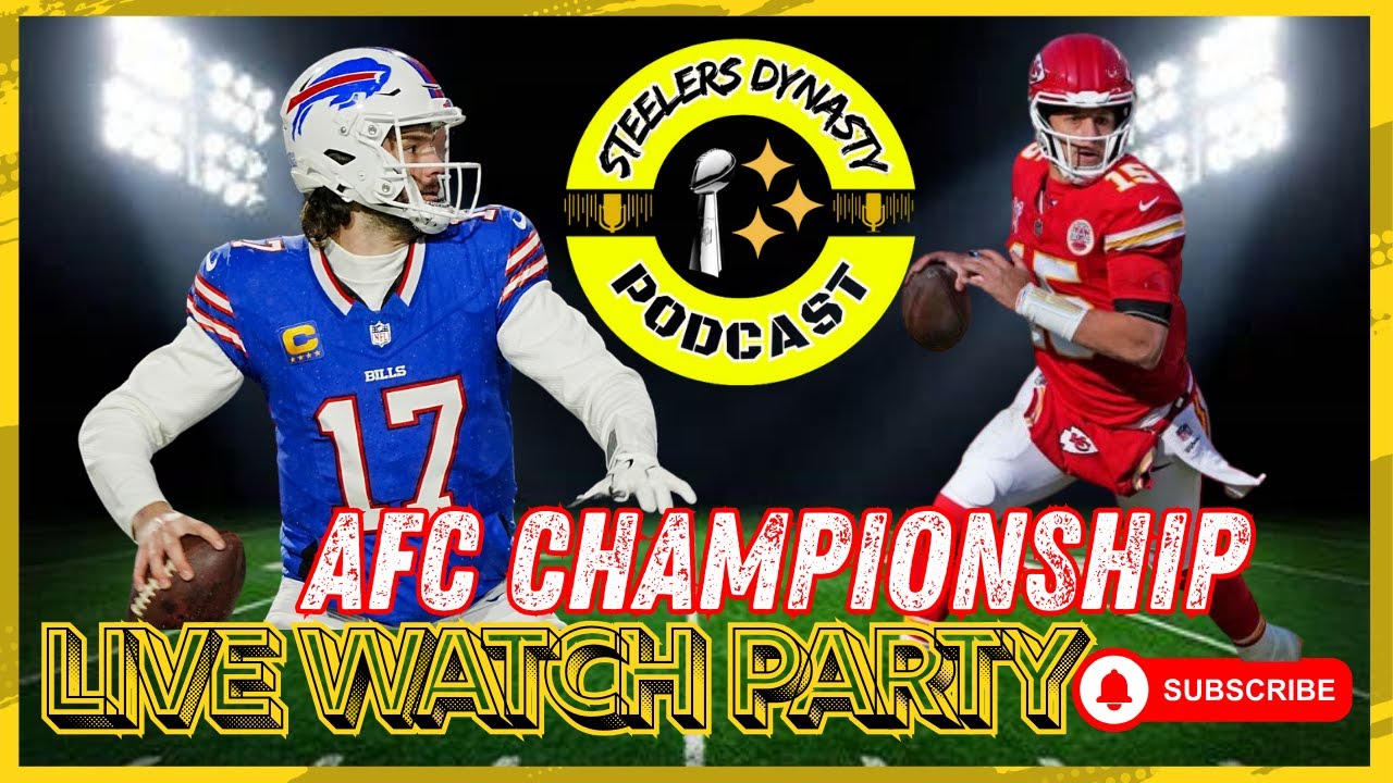 AFC Championship WATCH PARTY - YouTube