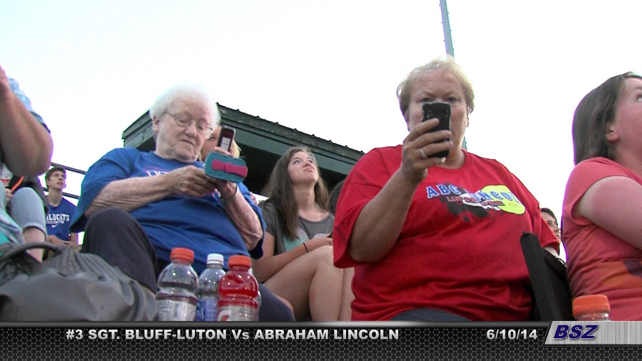 SGT BLUFF LUTON vs ABE LINCOLN SOFTBALL 6:10:14 - YouTube