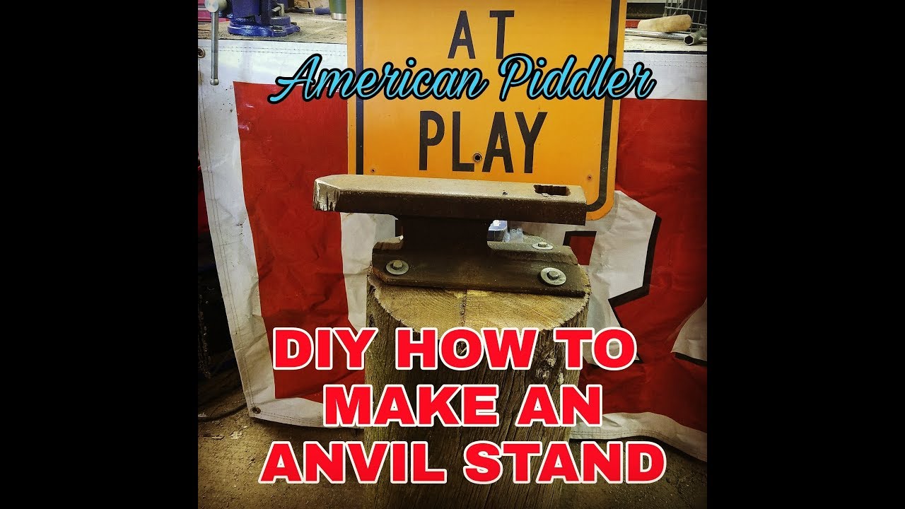 Anvil Stand Plans - YouTube