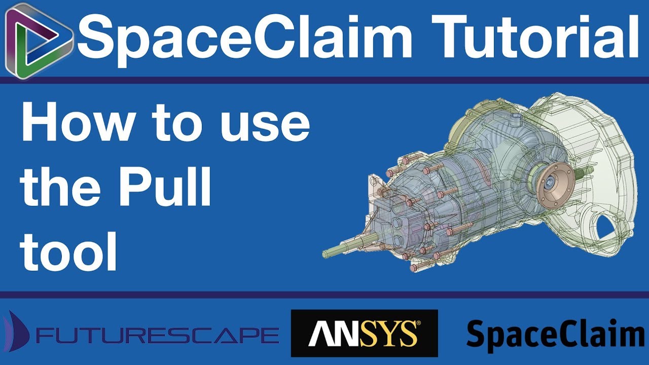 SpaceClaim Tutorial - How to Use the Pull Tool 2018 - YouTube