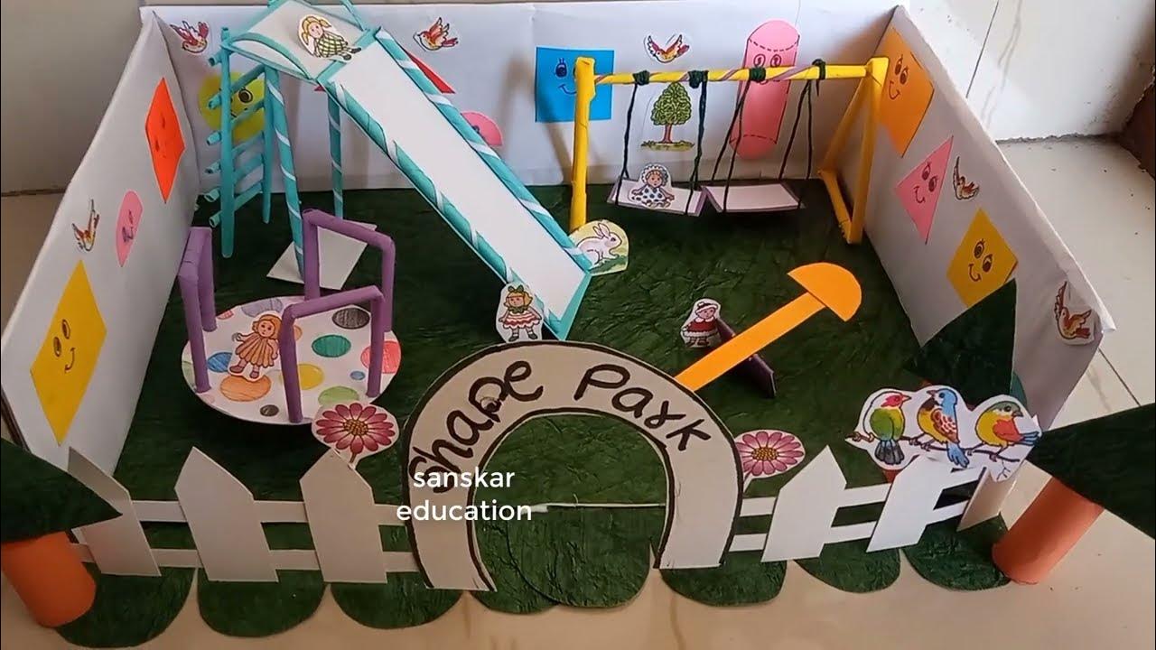 Math projects shapes | park model | Find the shapes math projects ...