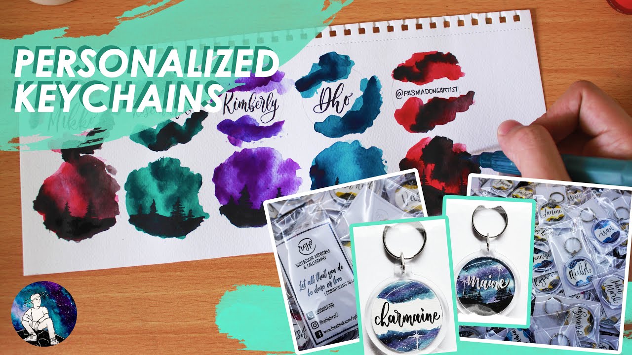 PERSONALIZED KEYCHAIN TUTORIAL | DIY Keychain - YouTube