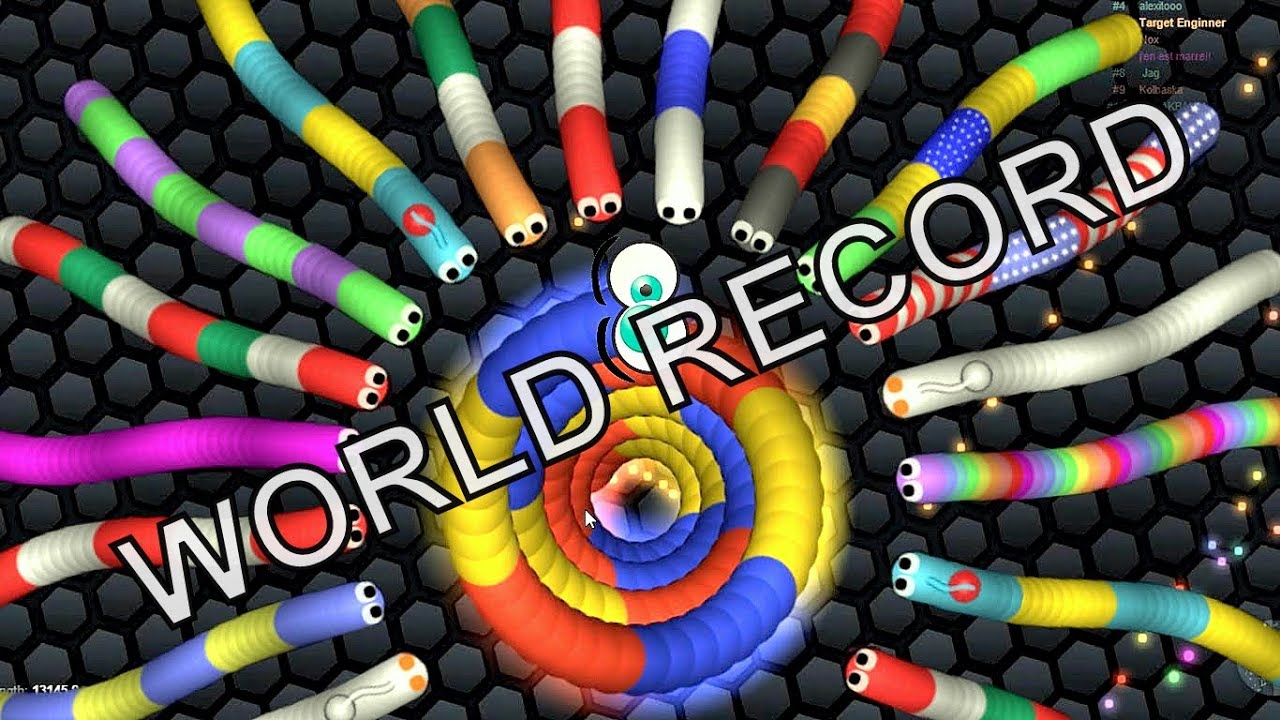Slither.io World Record | Lowest size to the Leaderboard | Unbelievable ...