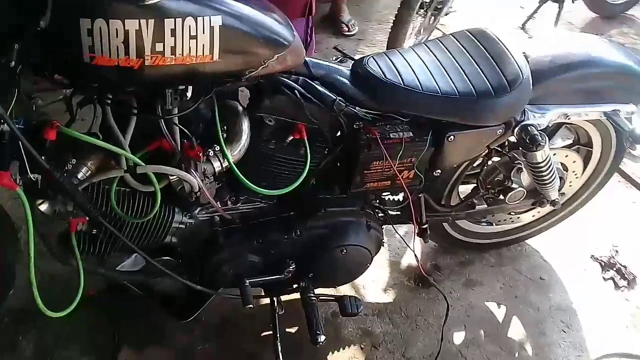 Cek sound HD sportster W engine semangat putra motor purwokerto # ...