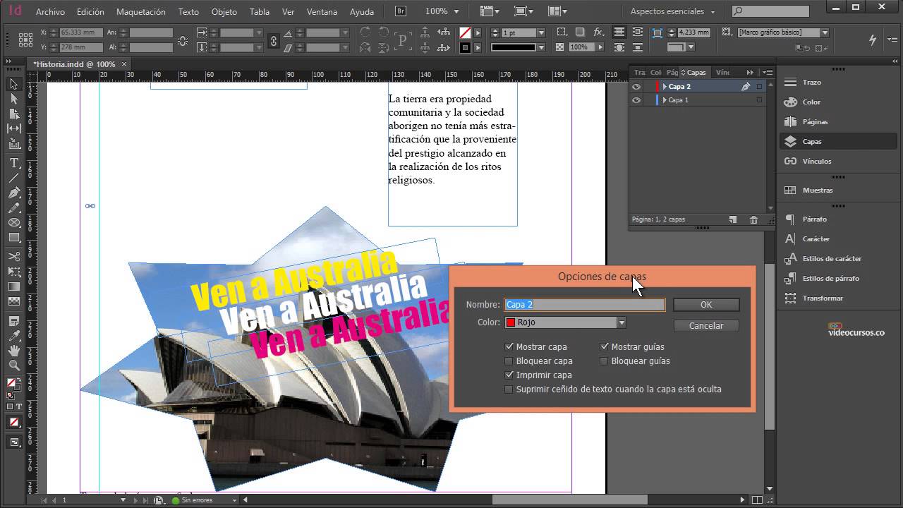 Indesign CC Curso Completo desde Cero - YouTube
