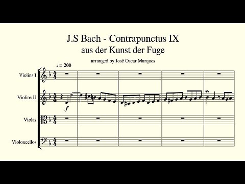 J.S. Bach: Contrapunctus IX from the Art of the Fugue - YouTube