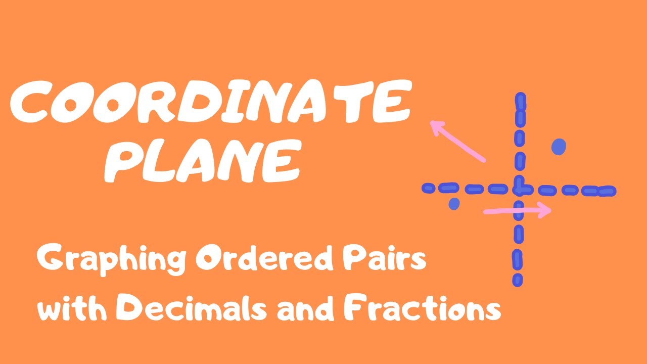 Graphing Ordered Pairs Containing Decimals and Fractions - 5.G.1 - 5.OA ...