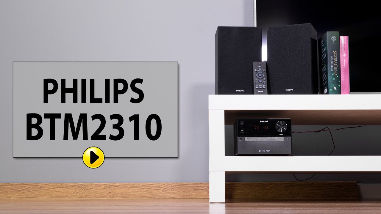 Wieża PHILIPS BTM2310 - YouTube