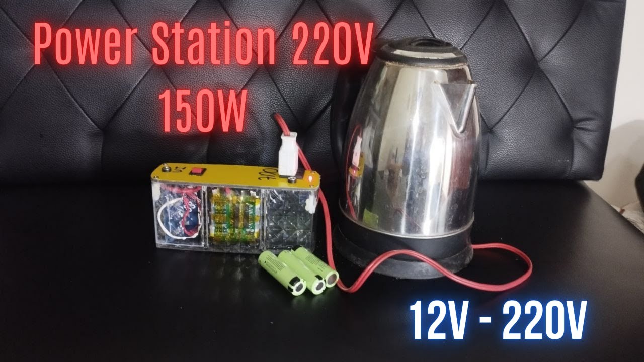 How to make Mini Power station by owner | Mini Power Box 220V - YouTube