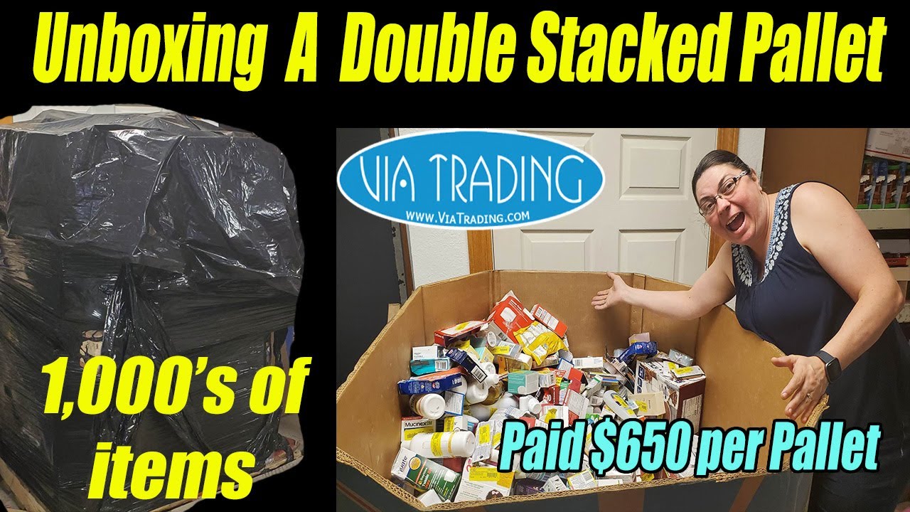 Unboxing a Double Stacked Pallet that Costs about $650.00 Per each ...