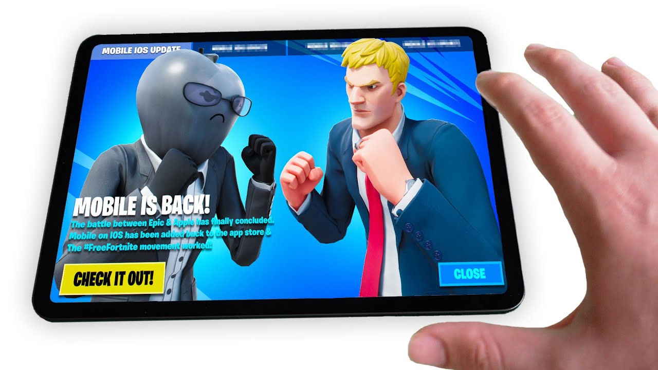Fortnite Mobile is Back... - YouTube