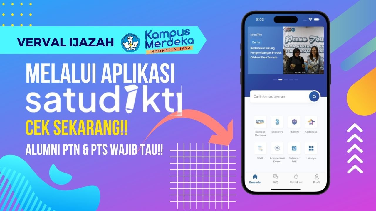 Verval Ijazah Melalui Aplikasi Satu Dikti Kemdikbud I Verifikasi Ijazah ...