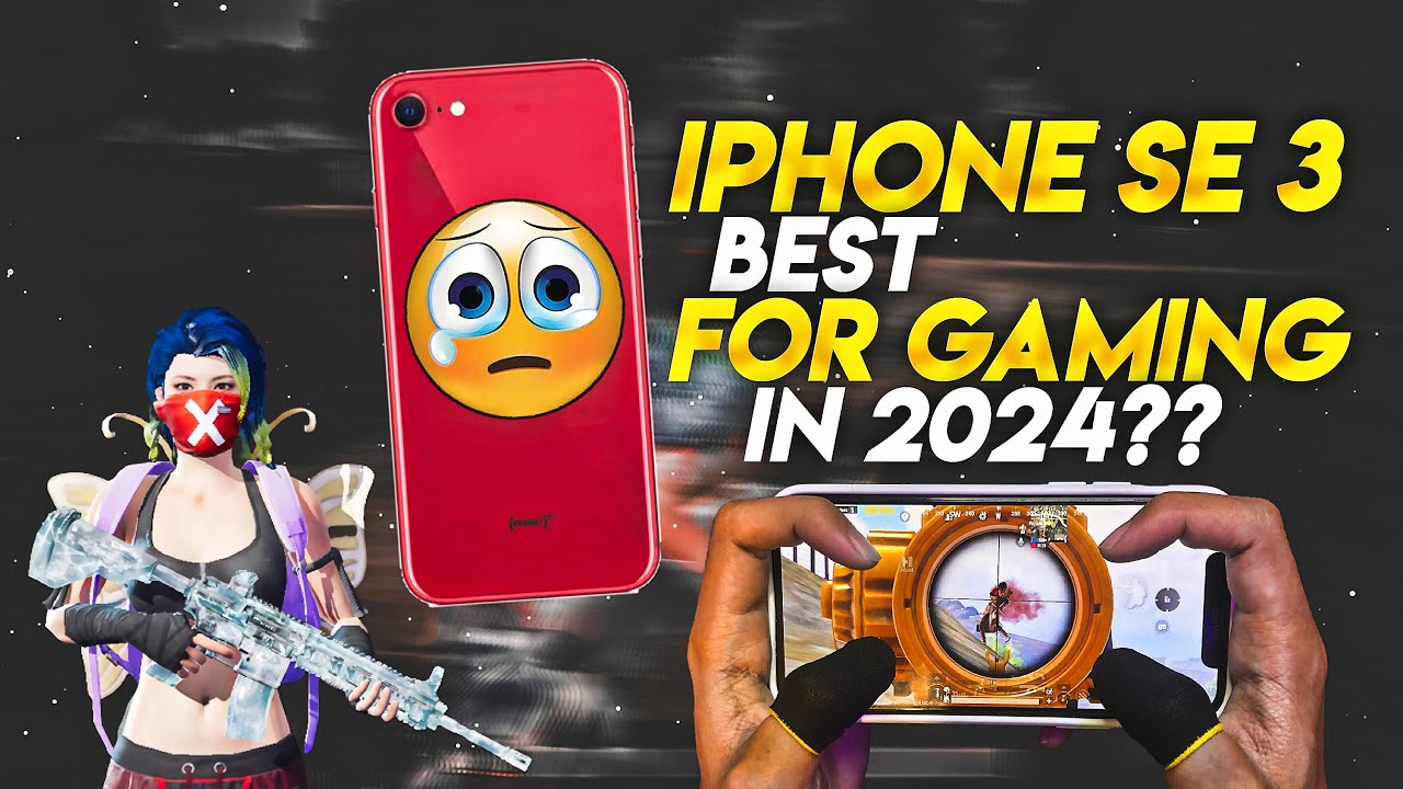 IPHONE SE 3 BEST FOR GAMING IN 2024🔥IPHONE SE 3 BGMI/PUBG TEST IN 2024😍 ...